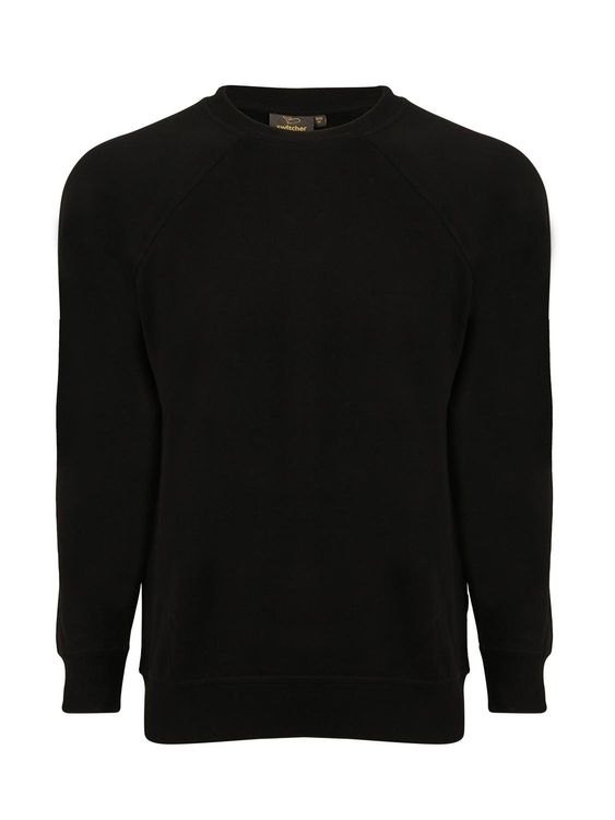Switcher London Premium Sweatshirt raglan Noire Gr. M (Neu und ...