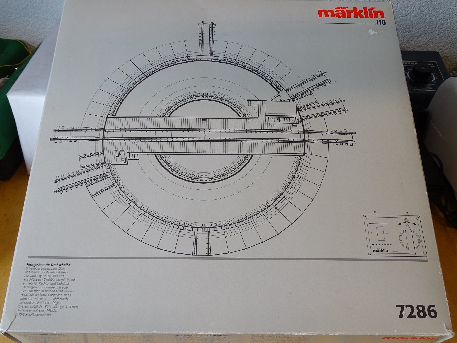 Märklin 7286 Drehscheibe, H0,WS/AC,OVP (Gebraucht) in Wohlen AG für CHF ...