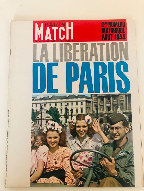 8 Journals PARIS MATCH -1964 + Adieu à de Gaulle 1970 (Gebraucht) in ...