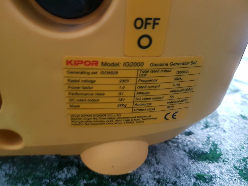 2 x Kipor IG2000 Generatot | Kaufen auf Ricardo