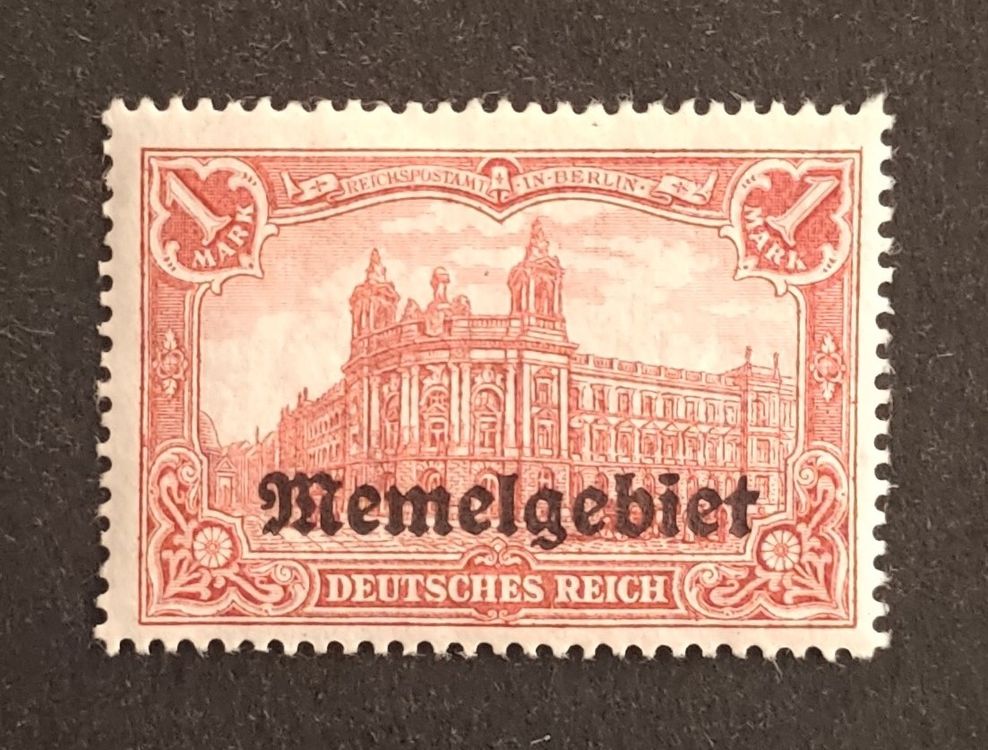 Memel-Gebiet/Deutsches Reich 1920, ungestempelt (Gebraucht) in Wil SG ...