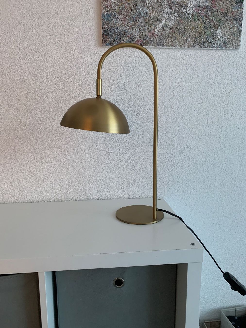 Goldene Lampe im Retro-Design, dimmbar, Top Zustand! (Gebraucht) in ...