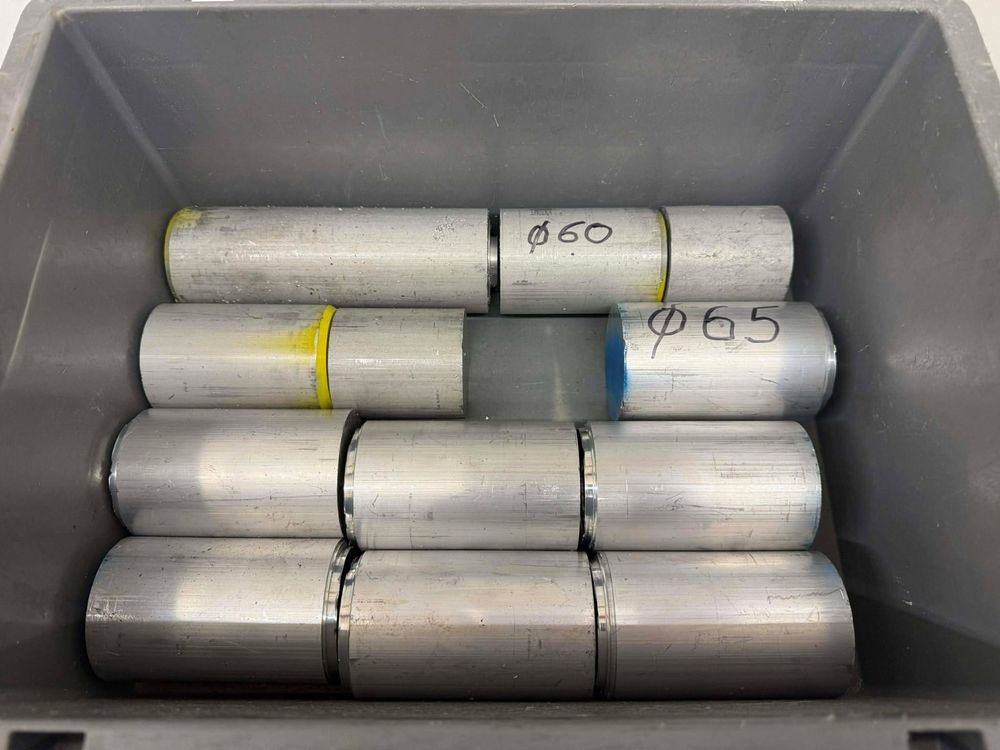 Aluminium Rohmaterial Reststücke Ø 60 & 65 mm ca. 10 kg (Gebraucht) in ...