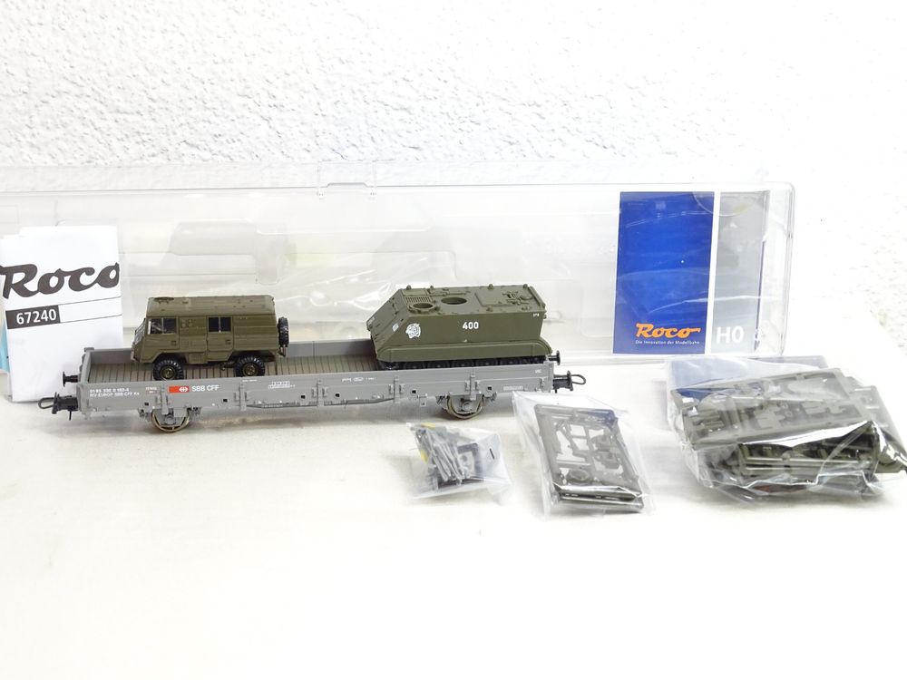 Roco 67240 Militär Transport, SBB/CFF/FFS, H0,GS/DC,OVP, Neu | Kaufen ...