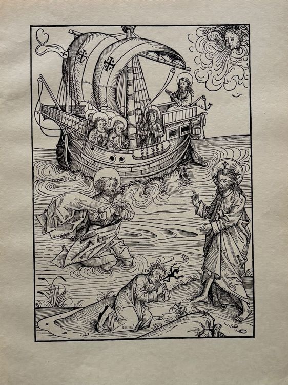Michael Wolgemuth (1434-1519), Petri Seenot, ANTIK (Gebraucht) in ...