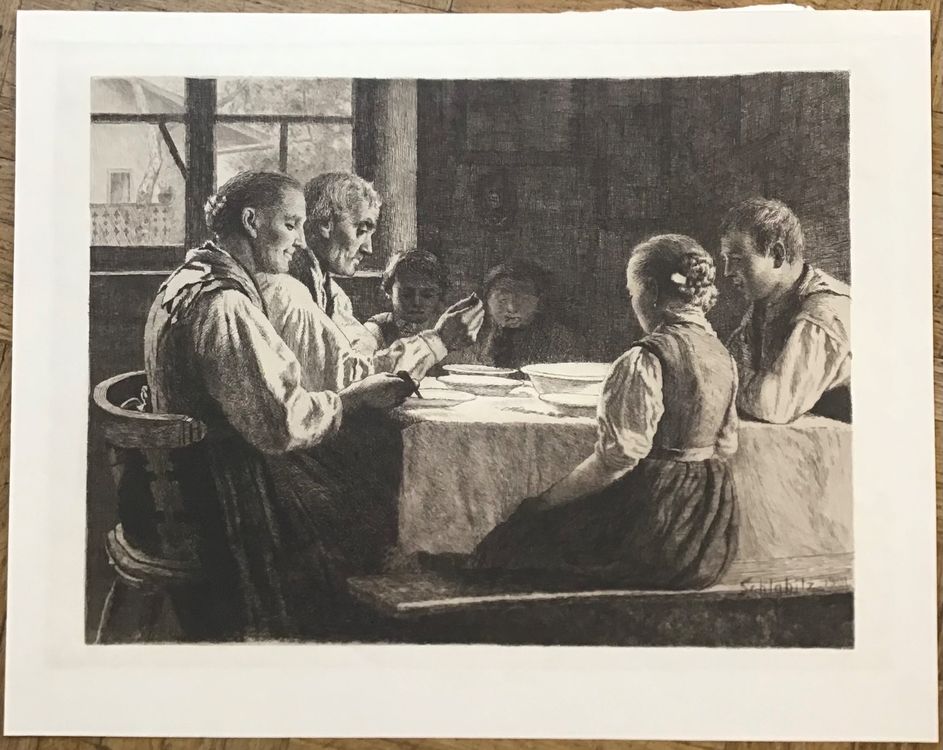 Adolf Gustav SCHLABITZ (1854-1943) Radierung (Gebraucht) in Root für ...