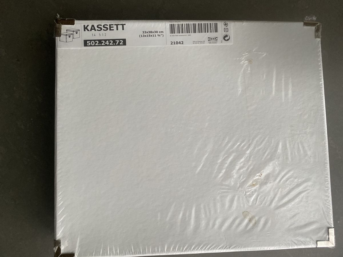 IKEA KASSETT Box, weiss, 33x38x30 cm - Neu & Original! (Neu und ...