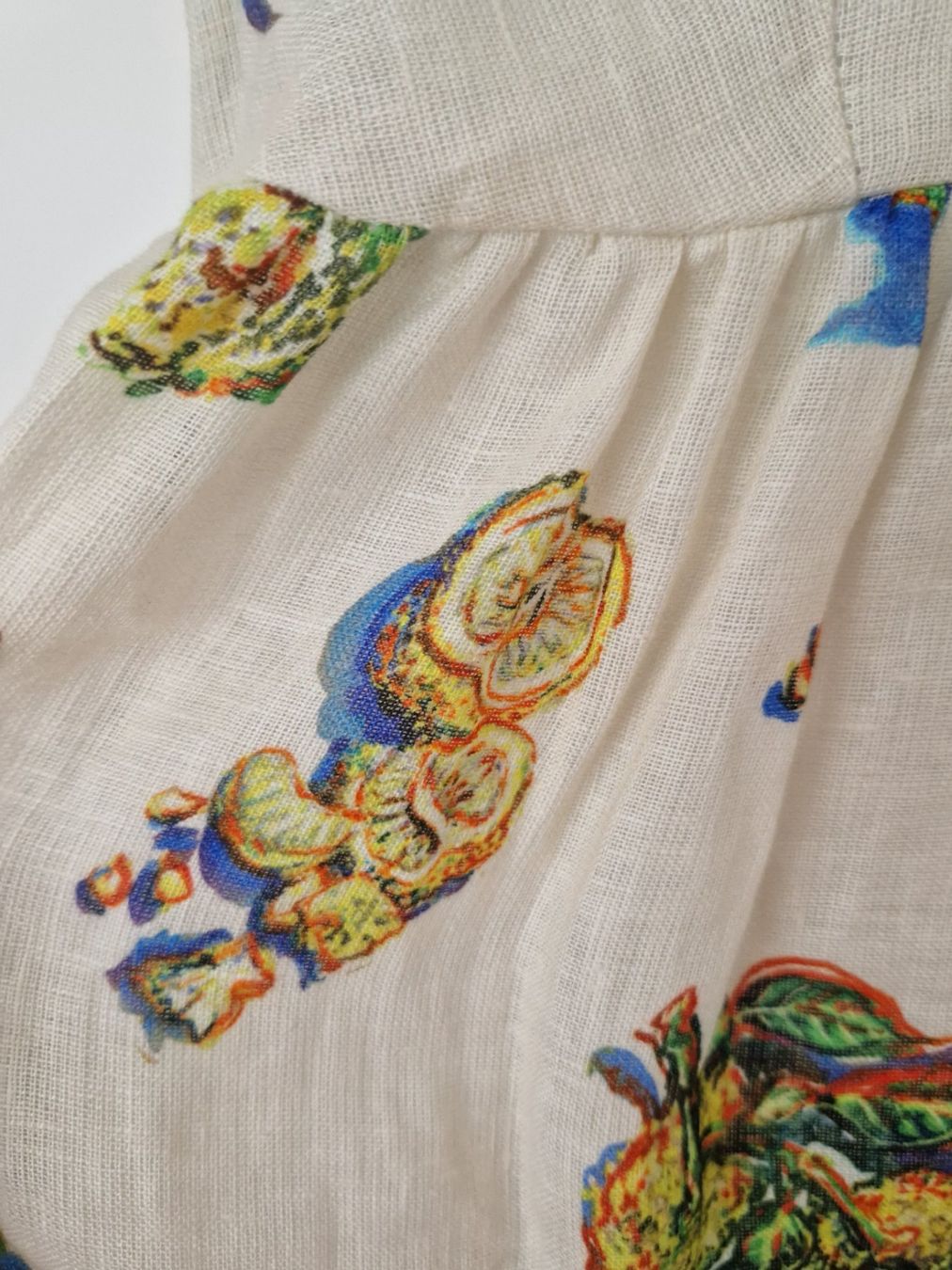 Cacharel Neues Kleid Leinen Gr. 42 (FR) (Neuf avec emballage d'origine ...