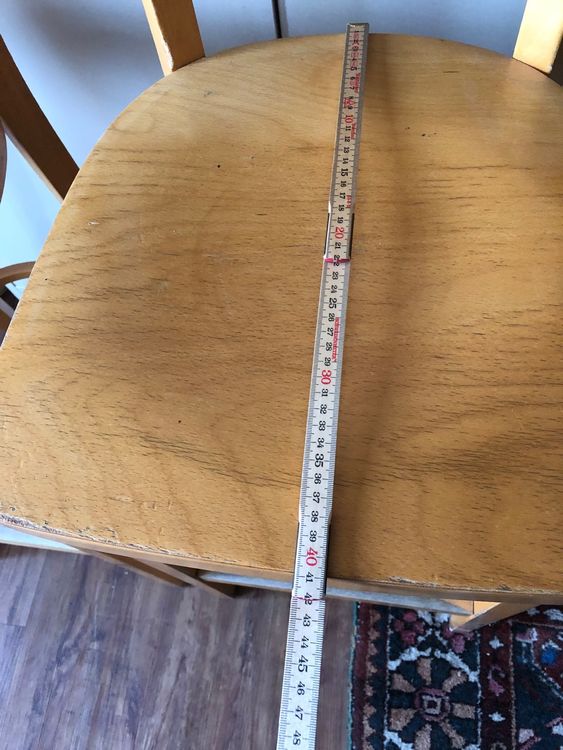 2 zwei Bar Hocker mit Lehne massiv Holz, sehr guter Zustand | Kaufen ...