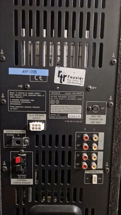 Sony Standlautsprecher SA-VA55 (Defekt) in Zürich für CHF 15 – nur ...