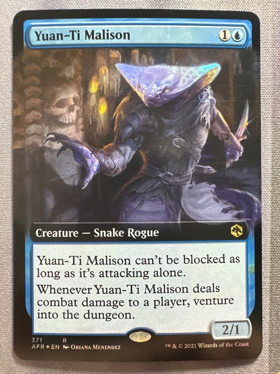 Yuan-Ti Malison FOIL Variant 371 Forgotten Realms (Neu (gemäss ...