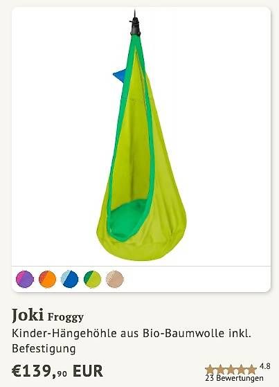 Joki Dolphy Kinder H 228 Ngeh 246 Hle Aus Bio Baumwolle Inkl Befestigung