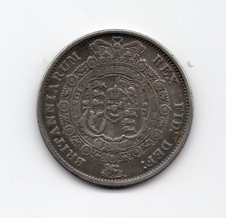 (248) England, 1/2 Crown 1817 Silber (Gebraucht) in Rüthi (Rheintal ...