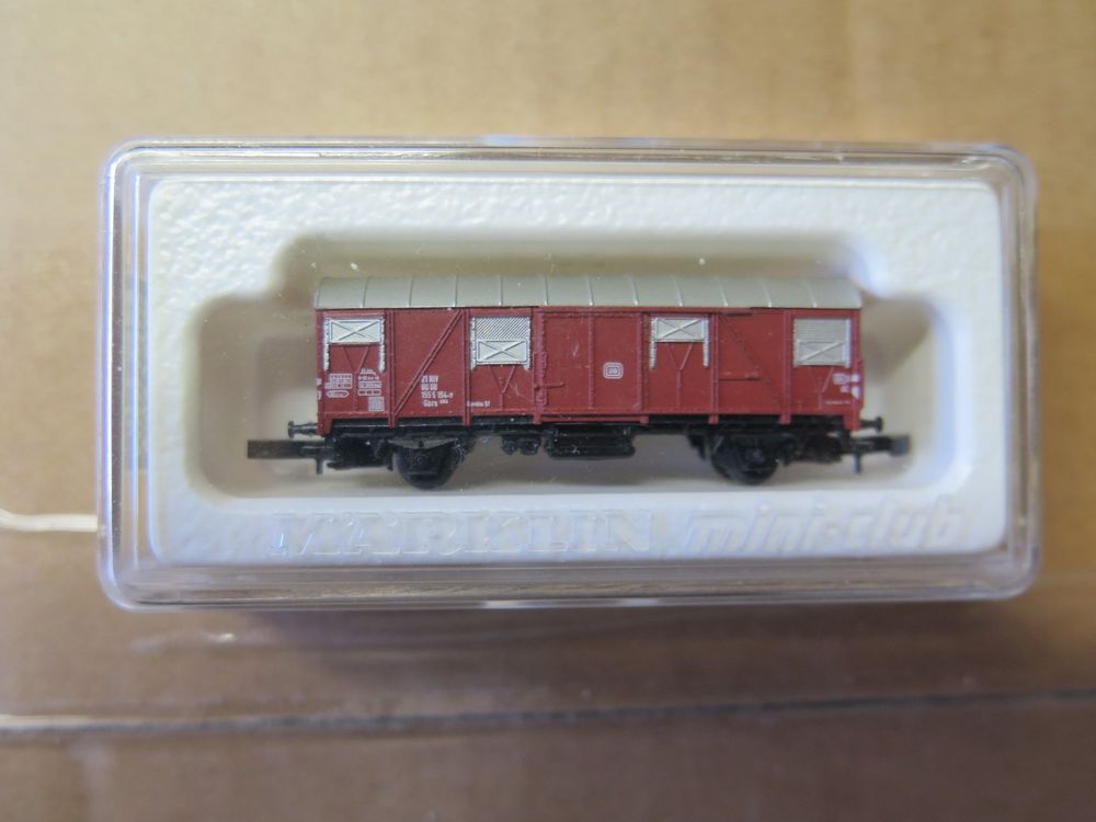 Märklin miniclub Gedeckter Güterwagen DB Spur Z 8605 (Neu (gemäss ...
