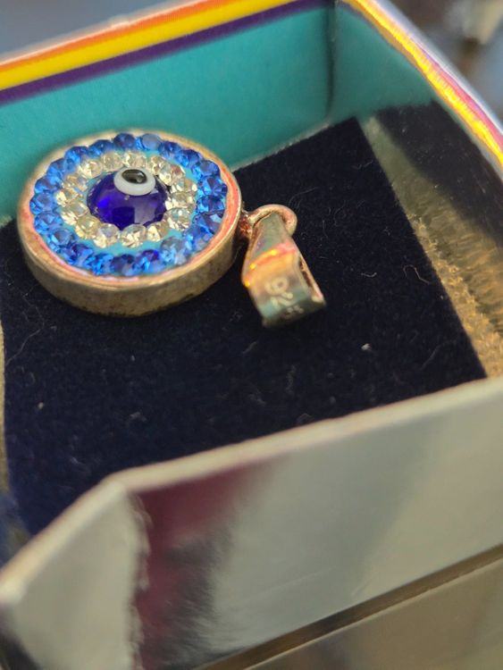 Schöner Silberanhänger 925 mit Nazar Auge (Gebraucht) in Emmen für CHF 25 – mit Lieferung auf ...