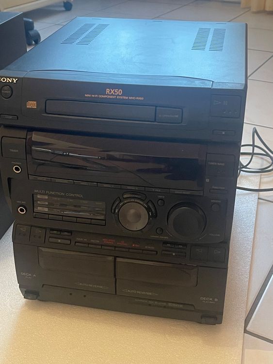 Sony RX50 Stereo Anlage mit Lautsprechern (Gebraucht) in Möhlin für CHF ...