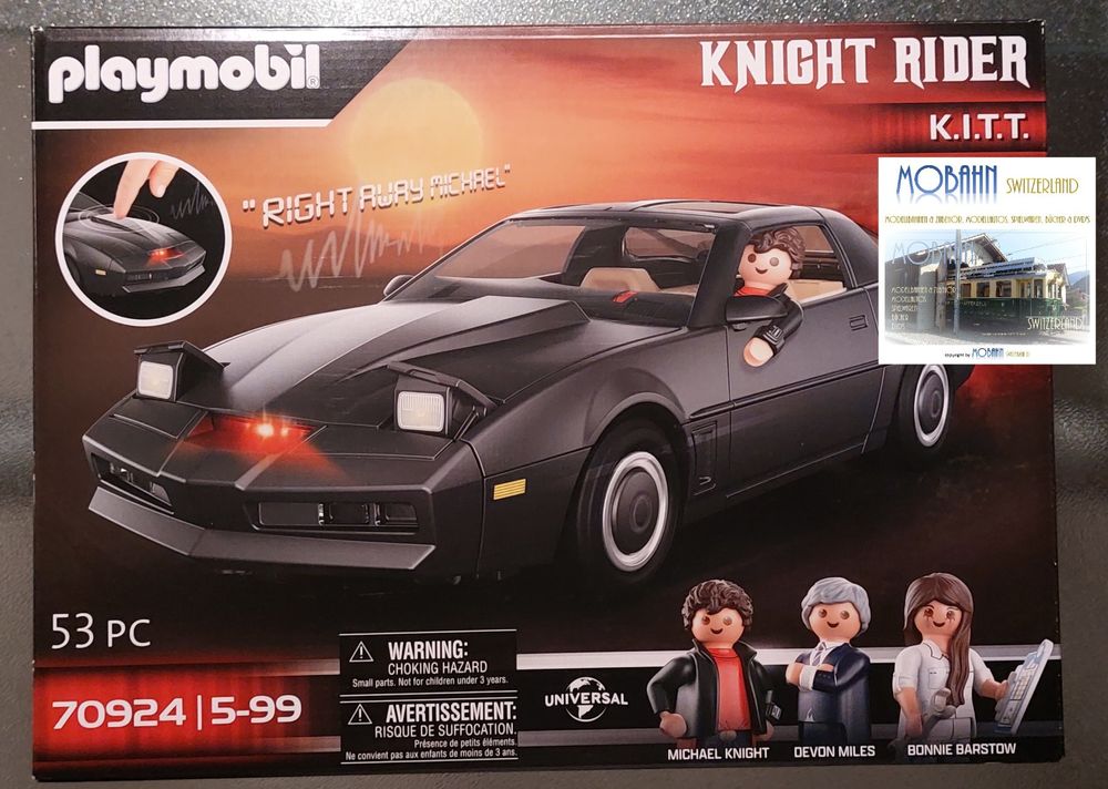 PLAYMOBIL® 70924 - KNIGHT RIDER K.I.T.T. (Neu und originalverpackt) in ...