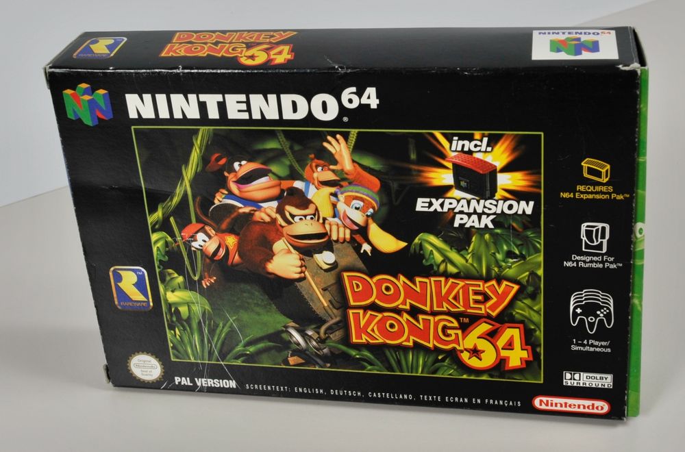 Nintendo Donkey Kong 64 + Expansion Pak Version, OVP, compl | Kaufen ...