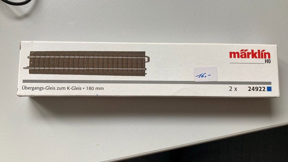 Märklin Übergangsgleis zum K-Gleis 24922 2 Stück! | Kaufen auf Ricardo