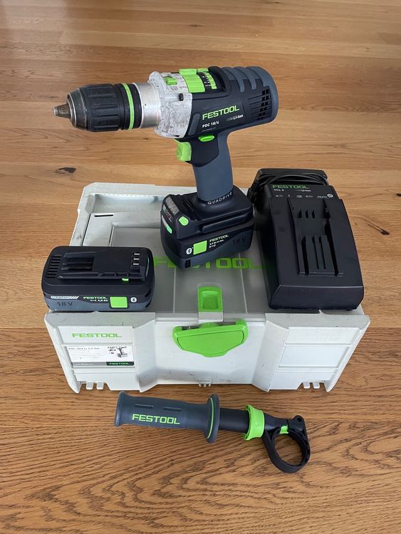 Festool Akku Bohrschrauber 18V PDC 18/4 mit Neuen Akkus | Kaufen auf ...