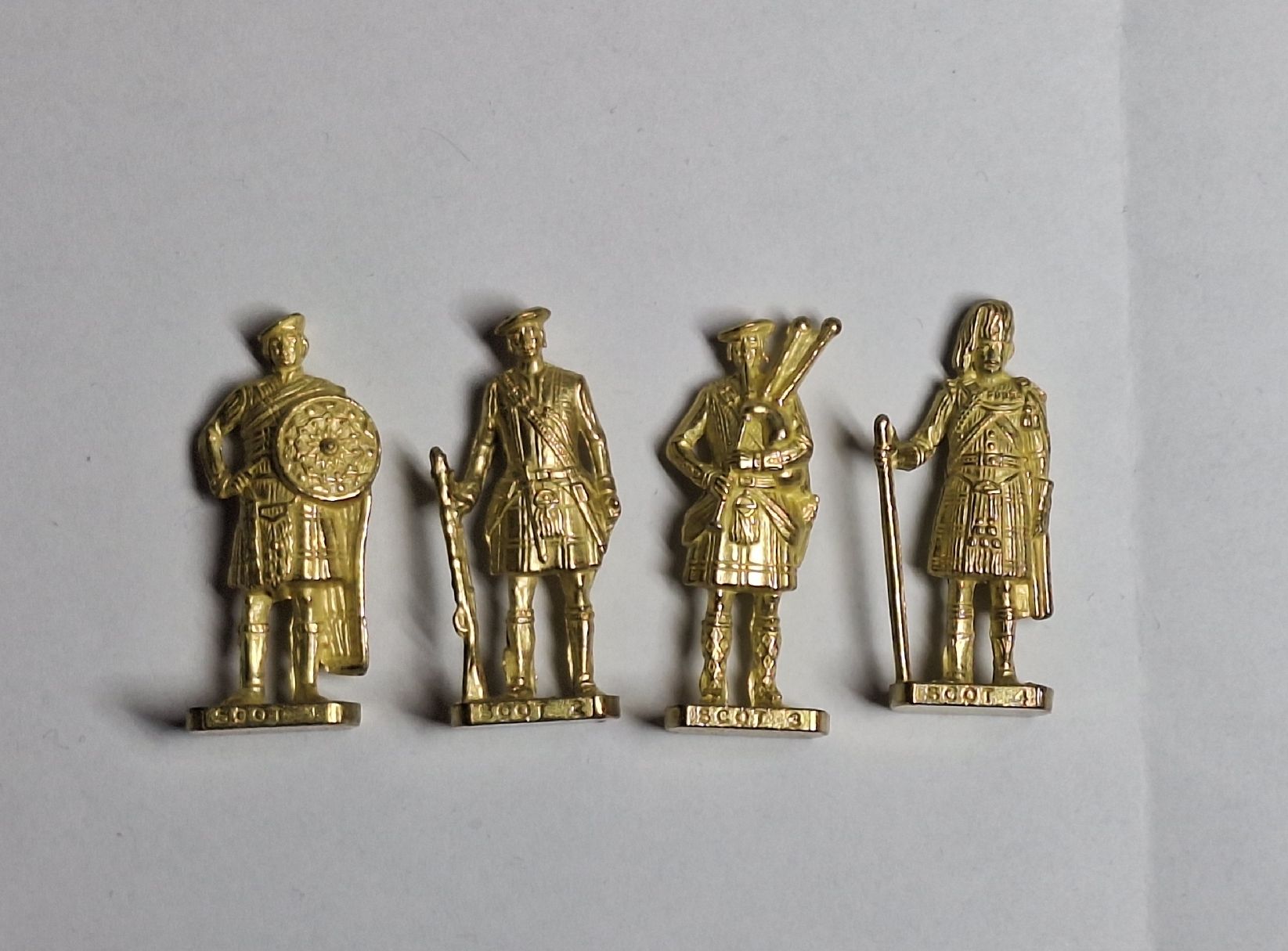 Ü-ei Metall Figuren Schotten 1 bis 4 Scot Gold (Gebraucht) in Zürich ...