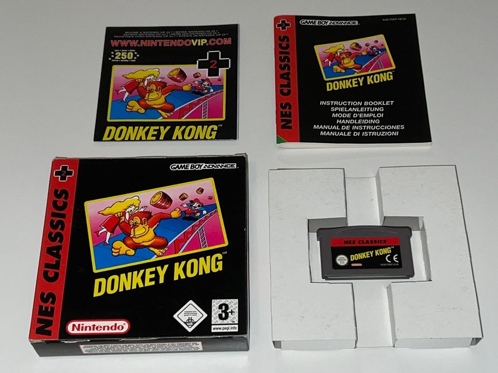 Game Boy Advance (GBA) - NES Classics: Donkey Kong (OVP) (Gebraucht) in ...