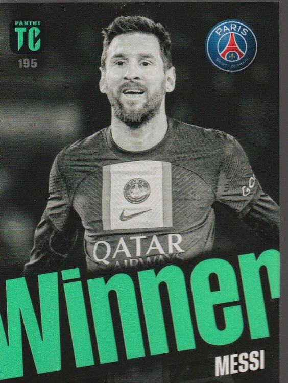 TCG Card PANINI TOP CLASS 2023 Winner FOIL 195 LIONEL MESSI (Neu ...