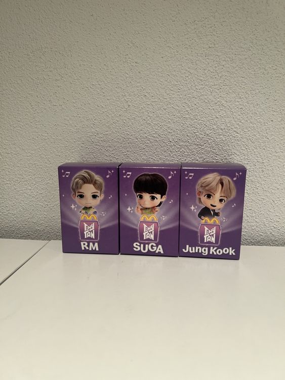 BTS TinyTAN Figuren Set, RM, Suga, Jung Kook, Neu! (Neu und originalverpackt) in Ebikon für CHF ...