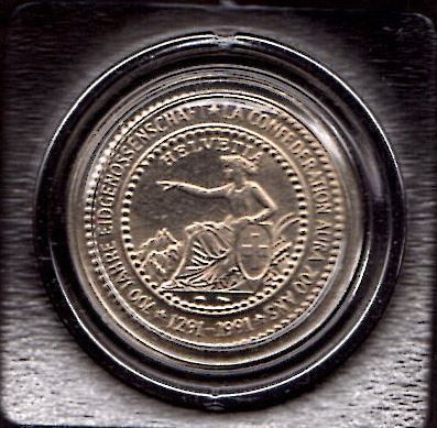 700 Jahre Schweiz, Nachprägung Fünfliber | Kaufen auf Ricardo