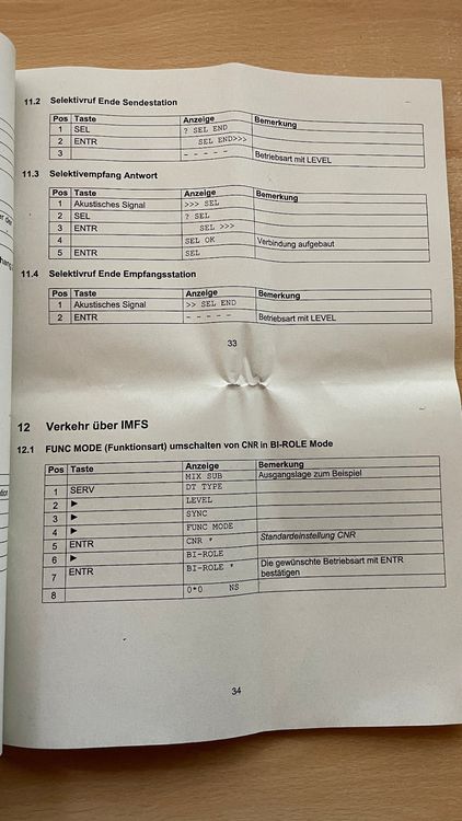 Funksystem SE-235 - Checkliste - Merkblatt 58.430/I d (Gebraucht) in ...