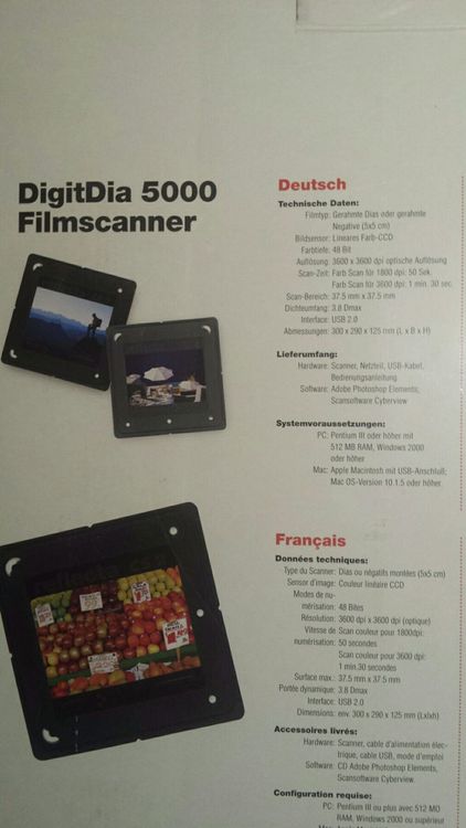 Diascanner | DigitDia 5000 | Reflecta (Gebraucht) in Trimmis für CHF ...