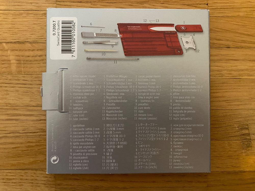 Swiss Card Quattro von Victorinox | Kaufen auf Ricardo