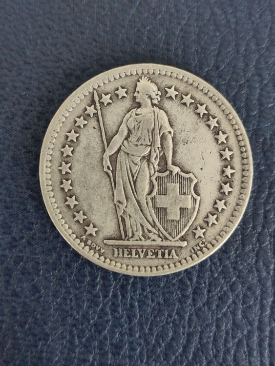 2 Franken Silbermünze von 1943 (Gebraucht) in Eggersriet für CHF 5.5 – mit Lieferung auf Ricardo ...