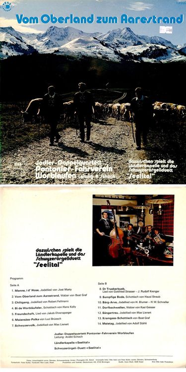 LP: Jodler-Doppelq. Pontonier-Fahrverein Worblaufen mit LK (Gebraucht) in Trimmis für CHF 1 ...