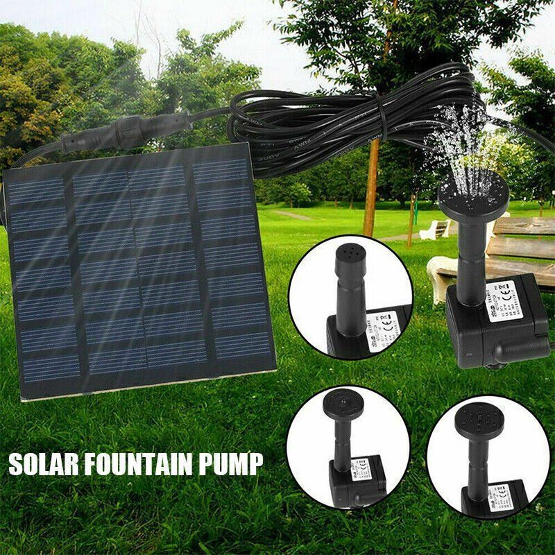 Solar Pumpe Spring Gartenbrunnen Brunnen Fontäne mit Akku (Neu (gemäss Beschreibung)) in ...