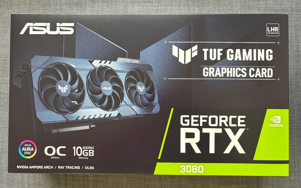 ASUS GeForce TUF Gaming RTX 3080 OC Edition 10G TOP in OVP (Gebraucht ...