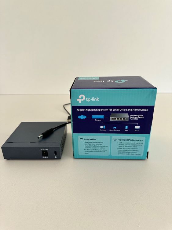 HUB Switch réseau - TP Link - 5 ports (model TL-SG105) (D'occasion) à ...