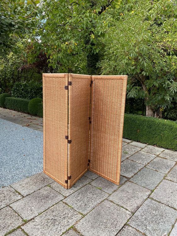 Paravent aus Rattan | Kaufen auf Ricardo