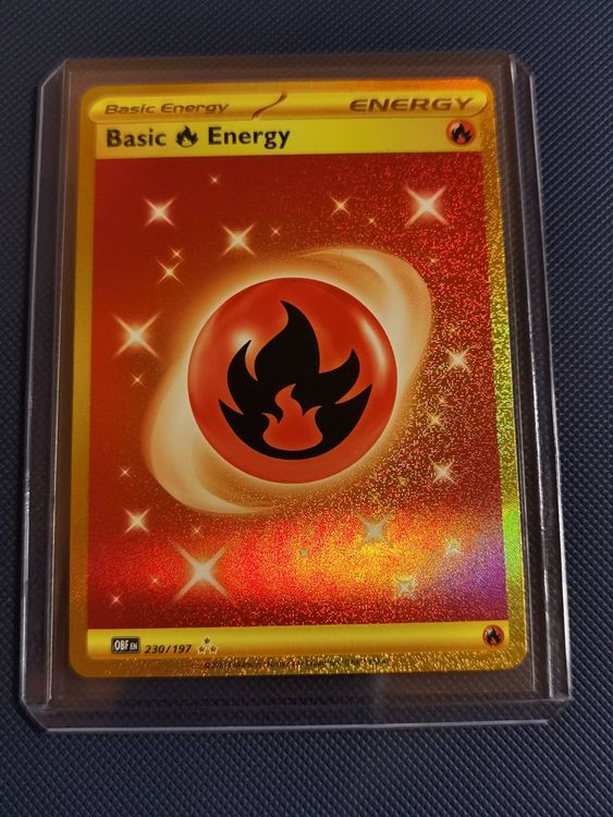 Pokemon Basic Fire Energy OBF Gold EN (Gebraucht) in Zollikofen für CHF ...