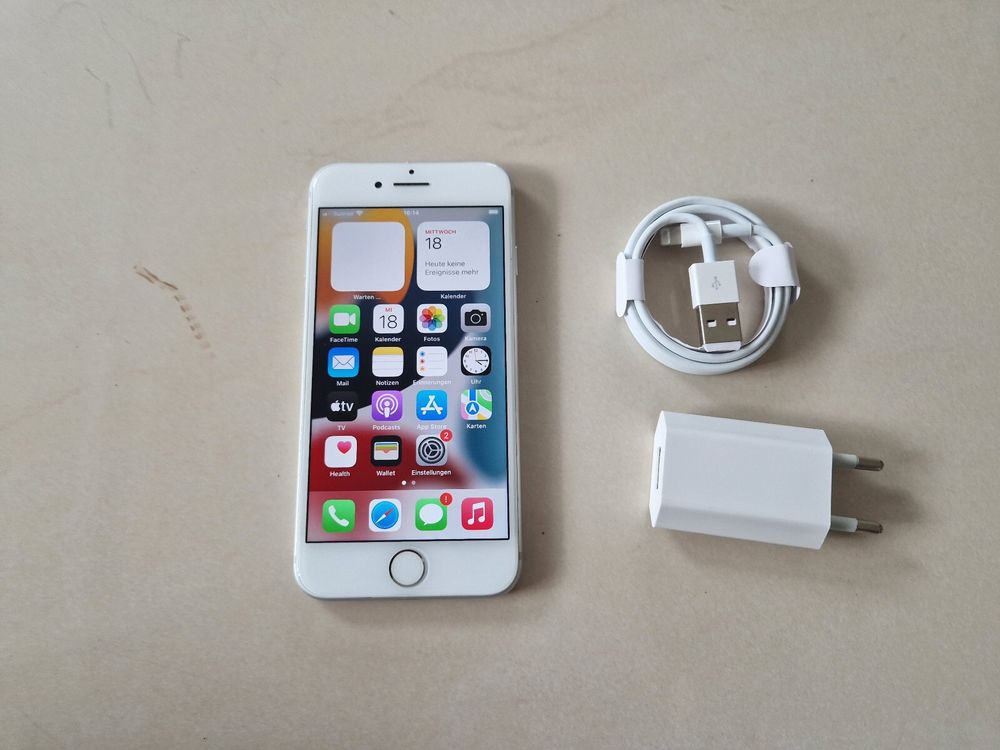 iPhone 7 128GB Silver 2385 mit neuem Akku (Gebraucht) in Münchenbuchsee ...
