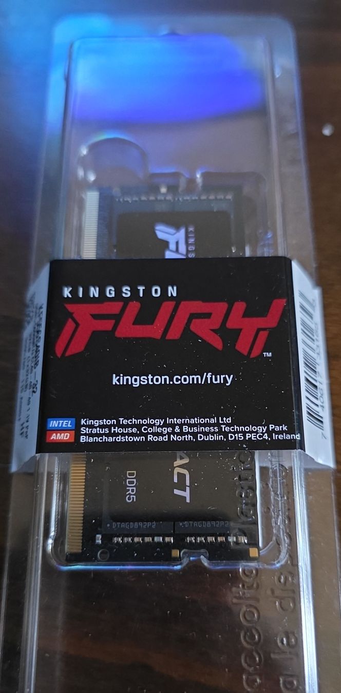 Neuer Kingston Fury Impact DDR5-5600 SO-DIMM, 32GB (Neu und ...