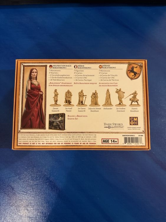 A Song of Ice & Fire: Baratheon Heroes I Starter-Set (Neu und ...