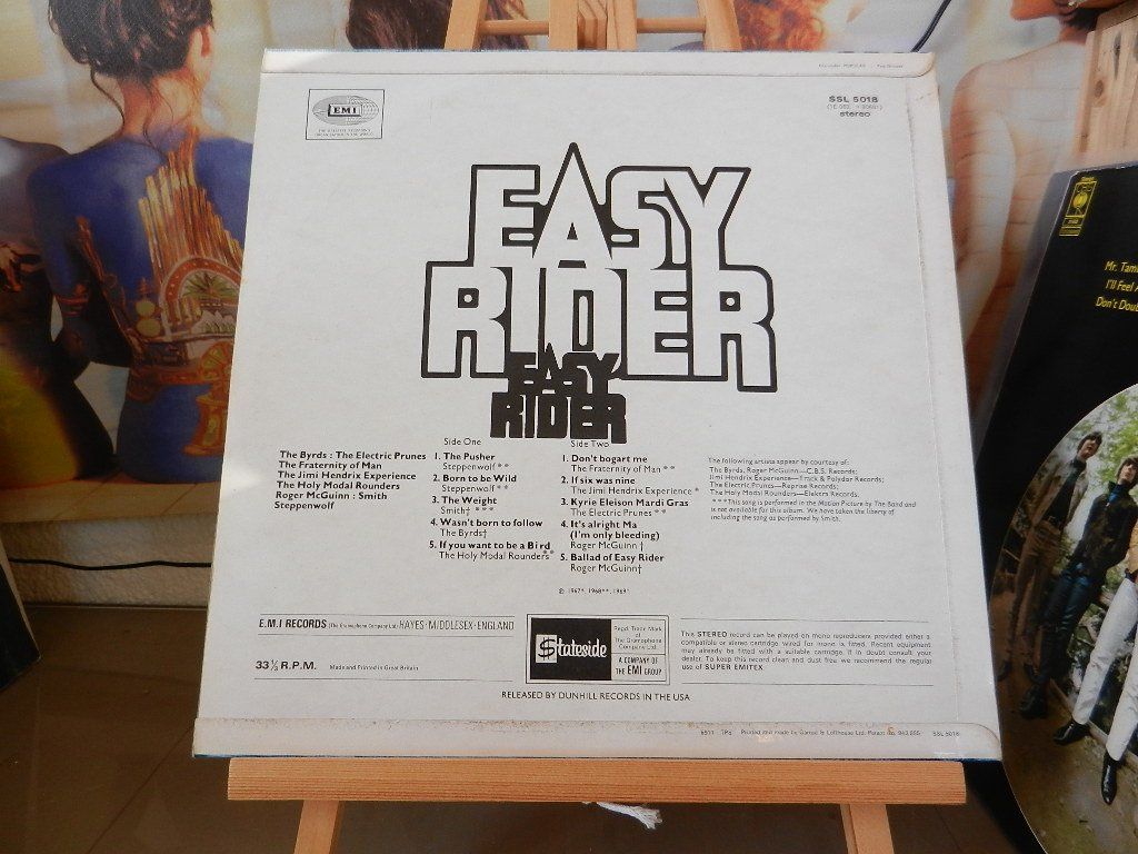 Easy Rider Rock, Soundtrack 1969 UK*GEWASCHEN`*VG++NM (Gebraucht) in ...