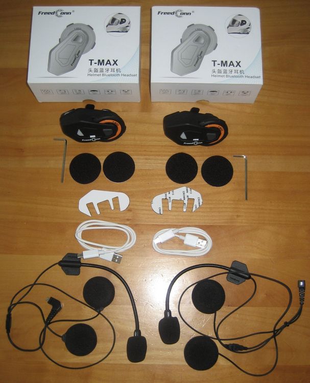 T Max Motorrad Gegensprechanlage Bluetooth Helm Headset | Kaufen auf ...