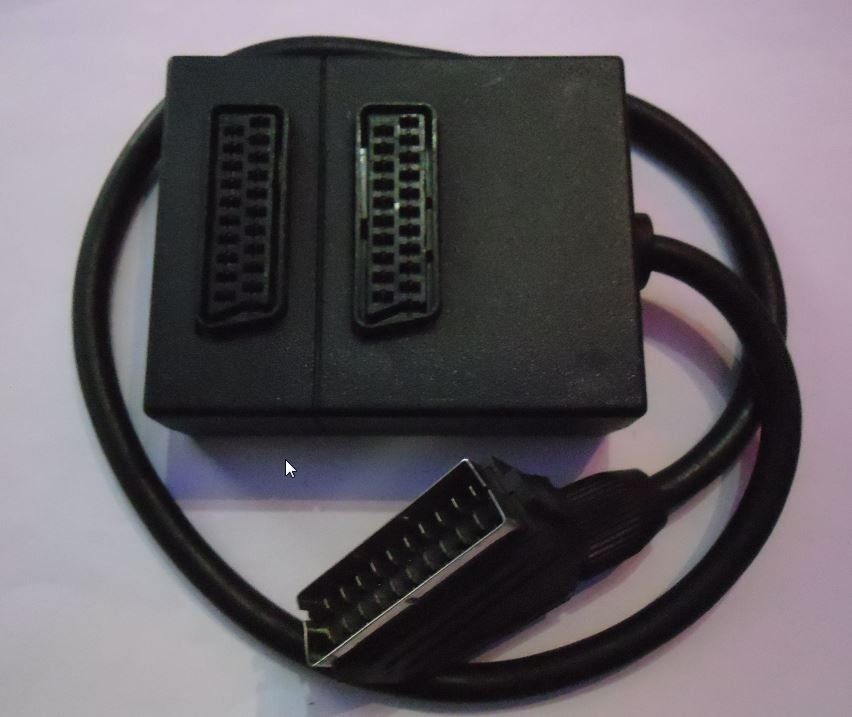 Câble - Adaptateur 1 x Péritel - 2 x Péritel 1 Mètre | Kaufen auf Ricardo