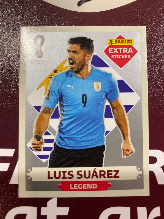Panini Extra-Sticker - Luis Suárez Legend Silber (Neu (gemäss ...