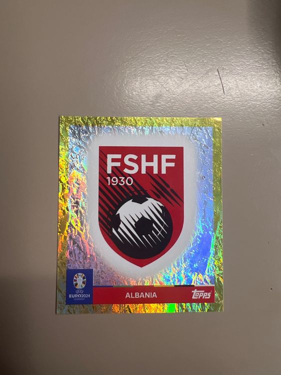 Topps Euro 2024 GOLD Wappe Albania ALB 1 (Neu (gemäss Beschreibung)) in ...