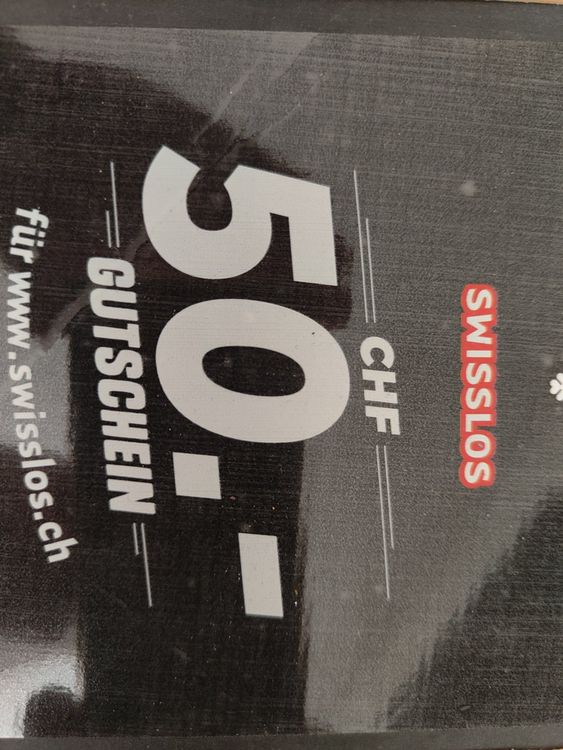 Swisslos online Guthaben CHF 50.- | Kaufen auf Ricardo