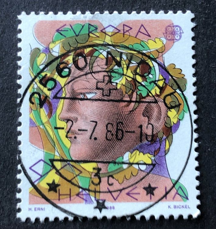 Nr.726 mit Voll Stempel Nidau (Gebraucht) in Aarau für CHF 1 – mit ...