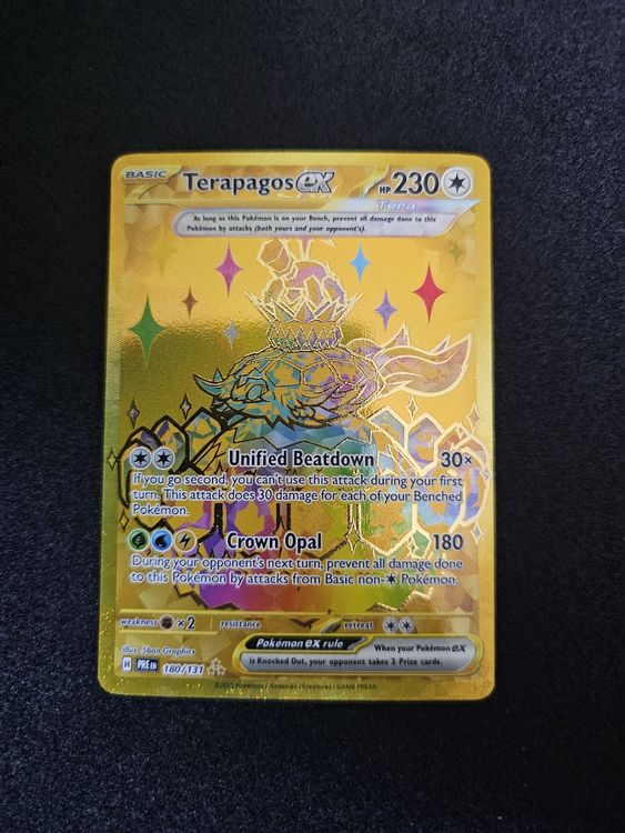 Terapagos ex Gold Prismatic Evolutions | Kaufen auf Ricardo
